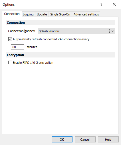 Parallels Client for Windows User's Guide - Configure Global Options